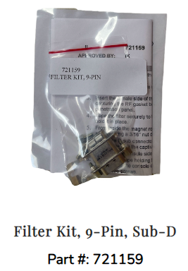 Filter Kit, 9-Pin, Sub D – Avotec